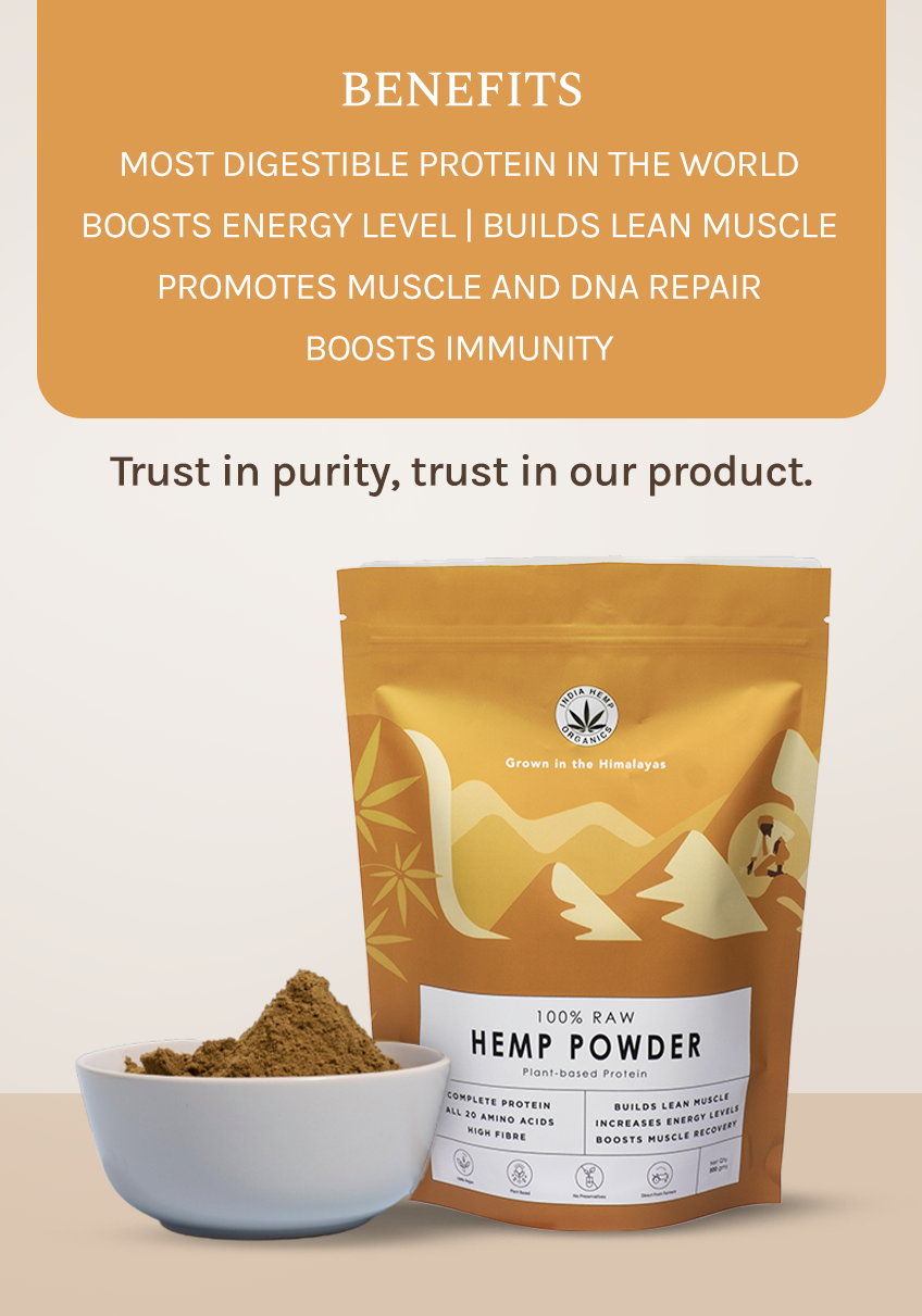 Hemp Protein Powder (Plant Based) - Vegan Protein Powder India| Buy ...